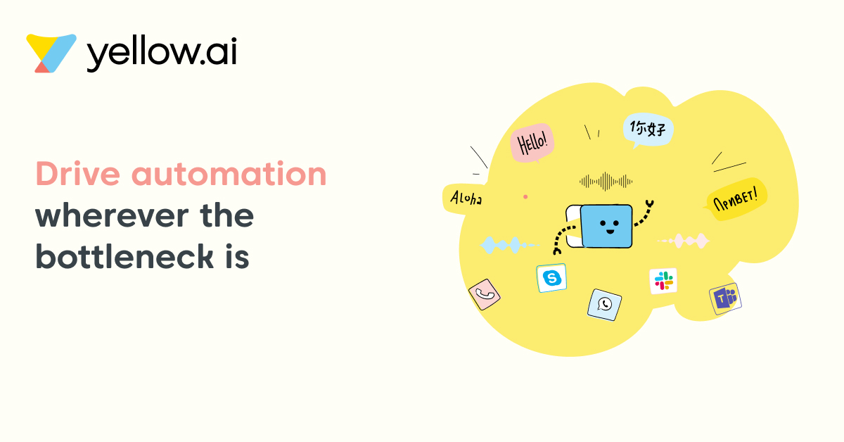 Best Manufacturing Chatbot for Manufacturing Industry | Yellow.ai