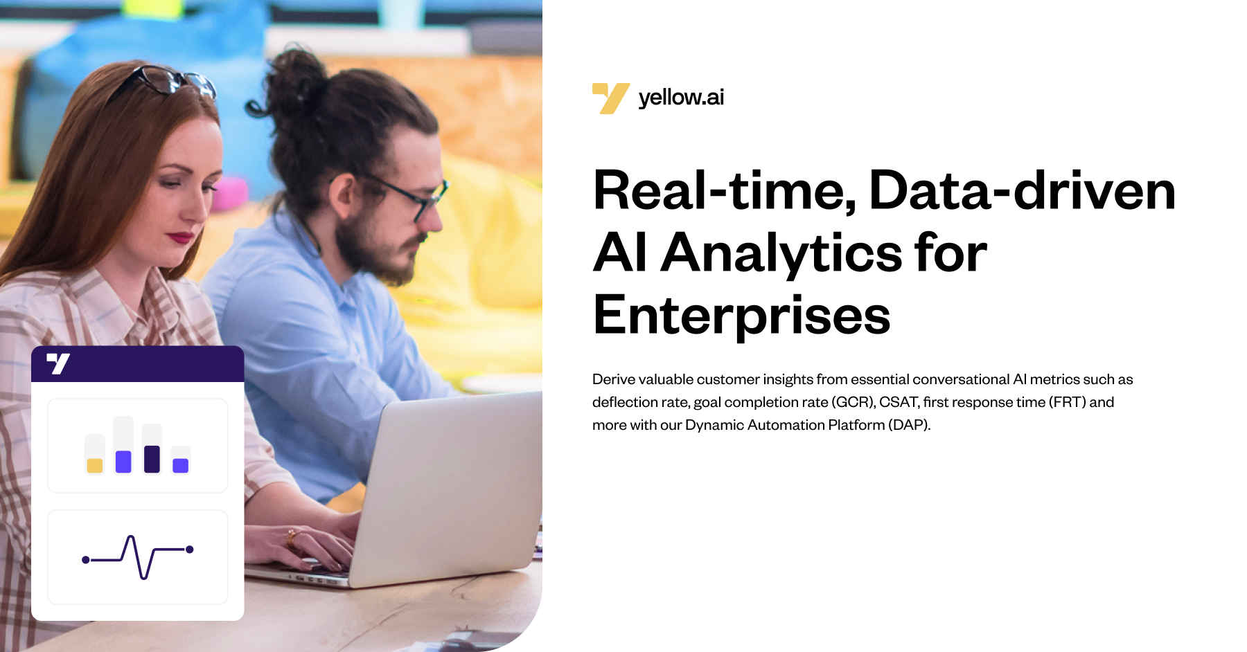 Deriving value from information using AI & CX analytics
