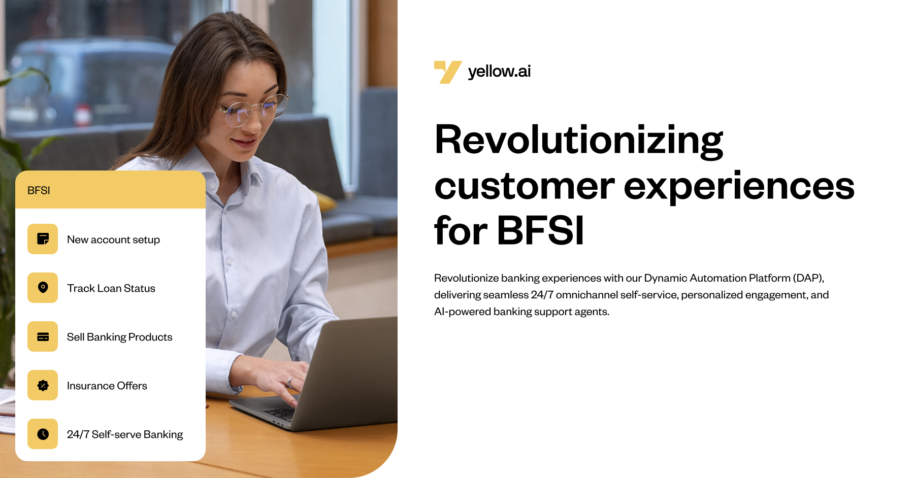 Revolutionizing Customer Experiences for BFSI - Yellow.ai