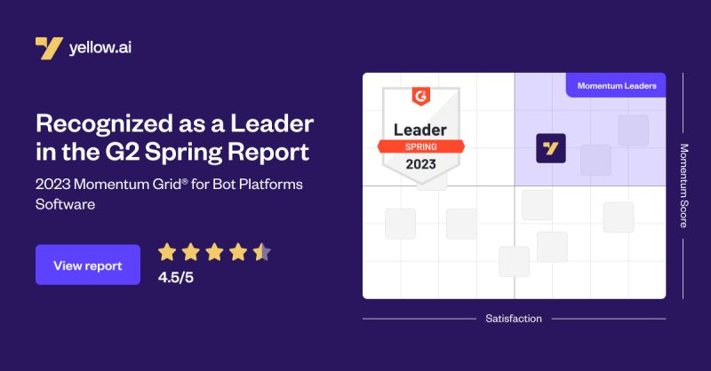 Conversational AI - Examples, Strategy & AI Platform - Yellow.ai