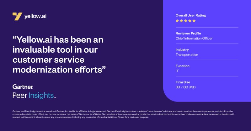 Conversational AI - Examples, Strategy & AI Platform - Yellow.ai